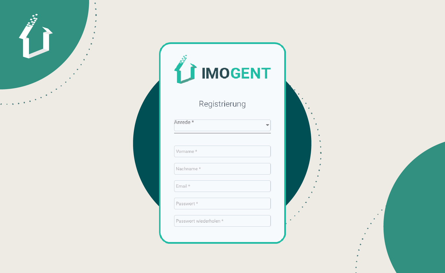 Hier kostenlos auf der IMOGENT-Plattform registrieren
